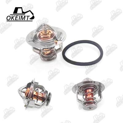 China Isuzu 4JJ1 Engine Thermostat 82C Excavator Parts Factory Outlet High Quality for sale