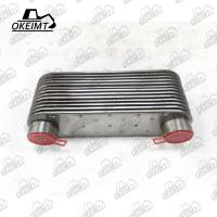 China Excavator Engine D7D - 13P Oil Cooler Core For VOLVO Machinery for sale