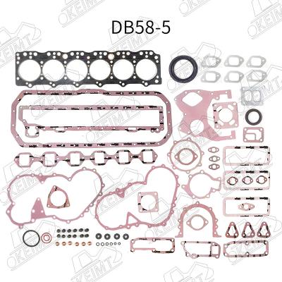 China Overhaul Gasket Kit DB58-5 Full Gasket Set with Head Gasket for Diesel Engine 2.5kg for sale