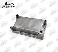 China 4D95 Engine Oil Cooler Cover Metal Spare Part for Excavator 6P Cylinder for sale
