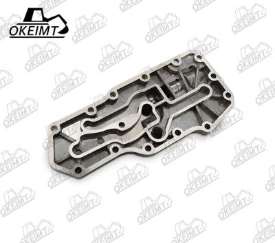 China 4D102 6735-61-2220 Oil Cooler Cover for Excavator Engine Parts PC200-7 6D102 for sale