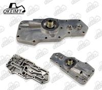 China 4D102 6735-61-2220 Oil Cooler Cover for Excavator Engine Parts PC200-7 6D102 for sale