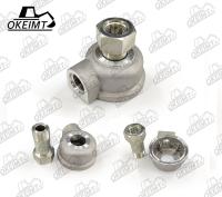 China Aluminum J05E Oil Filter Head Outer Cover for HINO Engine Machinery Parts 12 Month Warranty for sale