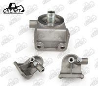 China Komatsu PC200-6 PC300-6 Excavator Fuel Filter Head 6114-71-6210 Aluminum 0.5kg for sale