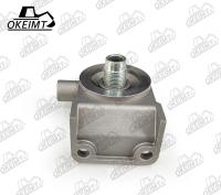 China Komatsu PC200-6 PC300-6 Excavator Fuel Filter Head 6114-71-6210 Aluminum 0.5kg for sale