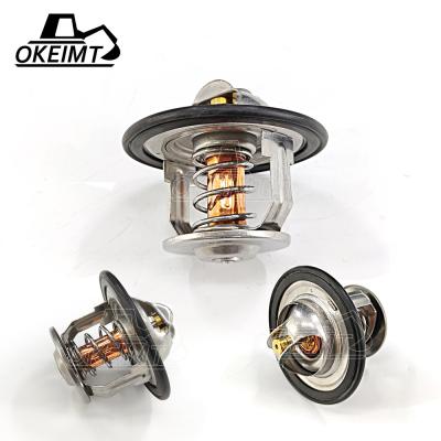 China OKEIMT 600-421-6360 Engine Thermostat for Komatsu 6D95-6-82° PC200-6 Excavator Engine Parts for sale