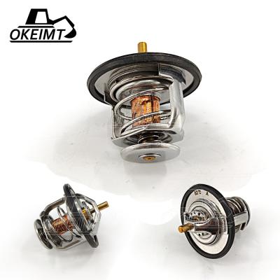 China OKEIMT Engine Coolant Thermostat 8-97602393-1 for Isuzu 6HK1 Engine with 82°C Opening Temperature for sale