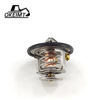 China Isuzu 6HK1 Engine Thermostat 8-97602048-2 82°C OEM Standard Size Excavator Part for sale