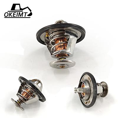 China Cummins B3.3 80° Engine Thermostat 3800884 Excavator Engine Parts High Quality for sale