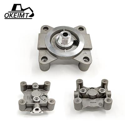 China 4990848 Fuel Filter Head for Cummins 6D107 PC200-8 Engine - Gray Excavator Replacement Part with 1-Year Warranty for sale