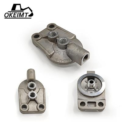 China Kubota 6D105 PC200-3 Fuel Filter Head Assembly 6136-71-6110 for Excavator Engine Parts for sale
