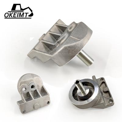 China OKEIMT 3930969 Fuel Filter Head for Cummins 6D102 PC200-6 Engine - Gray Excavator Replacement Part for sale