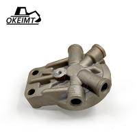China 196-8220 Gray Aluminum Fuel Filter Head for CAT S6K 0751 E320C Engine - 6 Month Warranty for sale