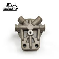 China 196-8220 Gray Aluminum Fuel Filter Head for CAT S6K 0751 E320C Engine - 6 Month Warranty for sale
