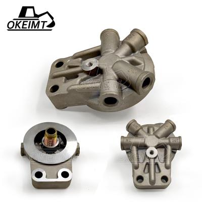 China 196-8220 Gray Aluminum Fuel Filter Head for CAT S6K 0751 E320C Engine - 6 Month Warranty for sale