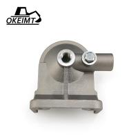 China OKEIMT Fuel Filter Head 6114-71-6210 for Kubota 6D114 PC360-7 Engine - Gray Industrial Filter Assembly for sale