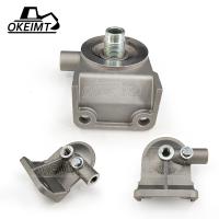 China OKEIMT Fuel Filter Head 6114-71-6210 for Kubota 6D114 PC360-7 Engine - Gray Industrial Filter Assembly for sale