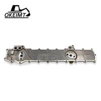 China OEM ME034573 Engine Oil Cooler Irregular For Mitsubishi 6D14 6D15 for sale