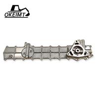 China OEM ME034573 Engine Oil Cooler Irregular For Mitsubishi 6D14 6D15 for sale