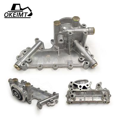 China Hino W06D Engine Oil Cooler Kit 15711-1430 Aluminum Water-Cooled Radiator for sale