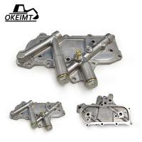 China Nissan TD27 BD30 Oil Cooler Cover 21305-43G01 Aluminium Water-Cooled Excavator Engine Part for sale