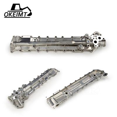 China Oil Cooler Cover 6136-61-2113 for Komatsu 6D105 PC200-3 PC200 Engine High Quality Aluminum for sale