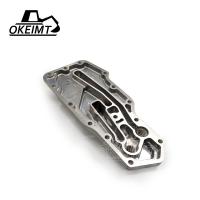 China Komatsu 6D102-7 PC200-7 Engine Oil Cooler Cover 6735-61-2220 Aluminum Water-Cooled for sale