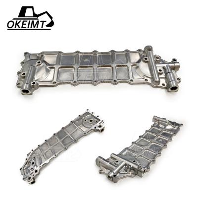 China ME150441 Aluminum Oil Cooler Cover for Mitsubishi 6D24 HD1430 Engine - ISO/TS16949 Certified for sale
