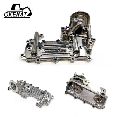 China ME201346 Aluminum Oil Cooler Cover for Mitsubishi 4M40 Engine - ISO/TS16949 Certified Excavator Part for sale