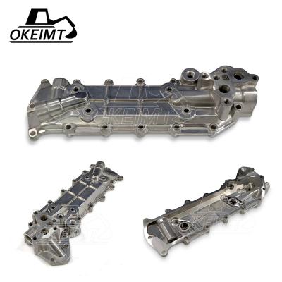 China Komatsu 4D105-O Oil Cooler Cover 6134-61-2113 Aluminum Construction Machinery Engine Part for sale
