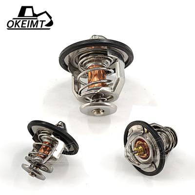 China ME191593 Engine Thermostat for Mitsubishi 4M40-E307D-82° | Heavy-Duty Excavator Cooling Component for sale