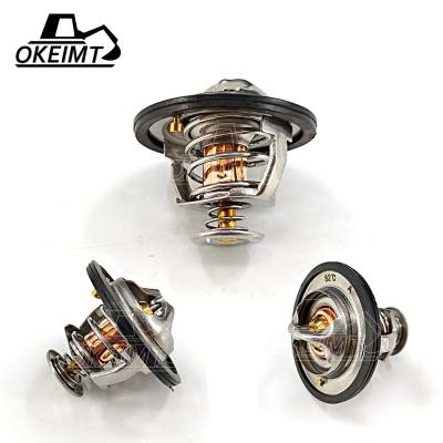 China Isuzu 4JG1-82° Engine Thermostat 8-97361770-0 for Excavator Cooling Systems for sale