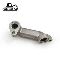 China C7 Engine Oil Pump Elbow 4W2232X Aluminum Alloy Connecting Elbow for Excavator for sale