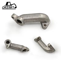 China C7 Engine Oil Pump Elbow 4W2232X Aluminum Alloy Connecting Elbow for Excavator for sale