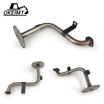 China OKEIMT Excavator Engine Parts  S6K Oil Suction Pipe Assembly for sale