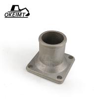 China Engine Thermostat Housing Cover Straight Pipe 6D95-5 for Excavator Engine Parts with Premium Materials for sale