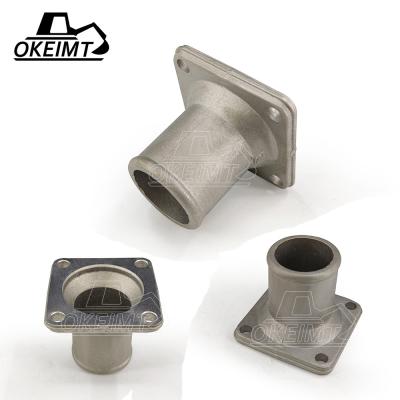 China Engine Thermostat Housing Cover Straight Pipe 6D95-5 for Excavator Engine Parts with Premium Materials for sale