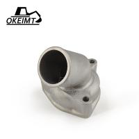 China OKEIMT S6K-45 Engine Thermostat Housing Cover Water Outlet for Excavator Parts | High-Quality OEM Replacement for sale