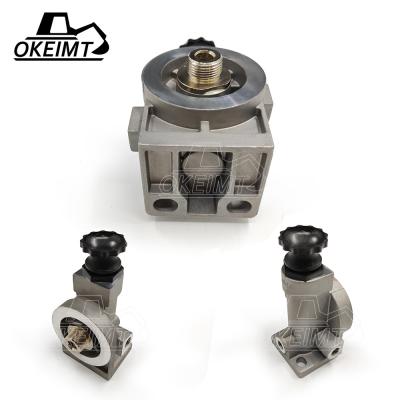 China Komatsu PC200-8 PC240-8 Excavator Oil Filter Head 6D107 Engine Fuel Feed Pump 6754-71-7200 for sale