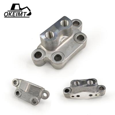 China New Oil Filter Head 382-0664 3820664 Compatible with CATEE CATE Oil Filter Head E320D E321D for sale