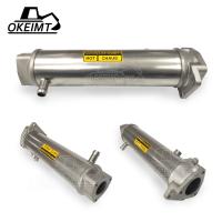 China New 4LE2 EGR Cooling Pipe 8-98030525-1 for Isuzu Excavator Diesel Engine Aluminum for sale