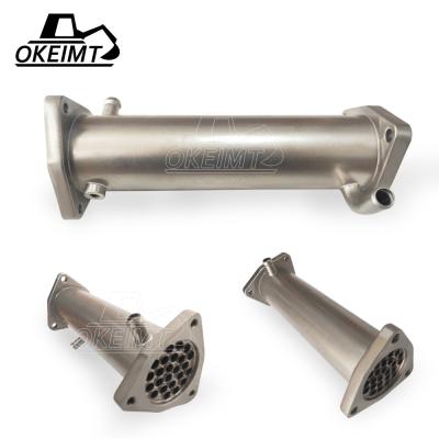 China Isuzu 6WG1 EGR Cooler Pipe 1161270224 Excavator Engine Part Aluminum 1161270224 for sale