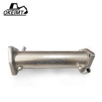 China Isuzu 6WG1 EGR Cooler Pipe 1161270224 Excavator Engine Part Aluminum 1161270224 for sale