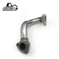 China OKEIMT Excavator EGR Connecting Pipe J08E Engine Part Aluminum 6 Month Warranty for sale