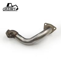 China OKEIMT Excavator EGR Connecting Pipe J08E Engine Part Aluminum 6 Month Warranty for sale