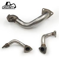 China OKEIMT Excavator EGR Connecting Pipe J08E Engine Part Aluminum 6 Month Warranty for sale