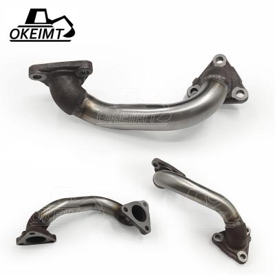 China Excavator 4HK1 EGR Connecting Pipe 8-98140651-0 Exhaust Pipe 8-97375369-0 for sale