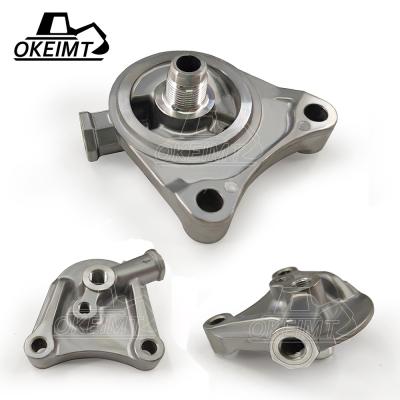 China Fuel Filter Head for E307D Excavator Engine Parts High Quality Gray 1 Year Warranty for sale