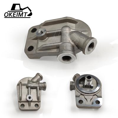 China Fuel Filter Head ME03672 8053499 for Mitsubishi Engine S6K 568C Excavator Parts for sale