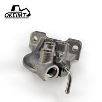 China Fuel Filter Head SK460-8 for Kobelco Excavator Engine Parts Gray 1 Year Warranty for sale